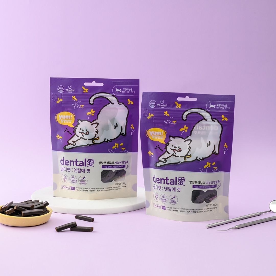 Viên nhai hỗ trợ sức khỏe răng miệng cho mèo Dental care