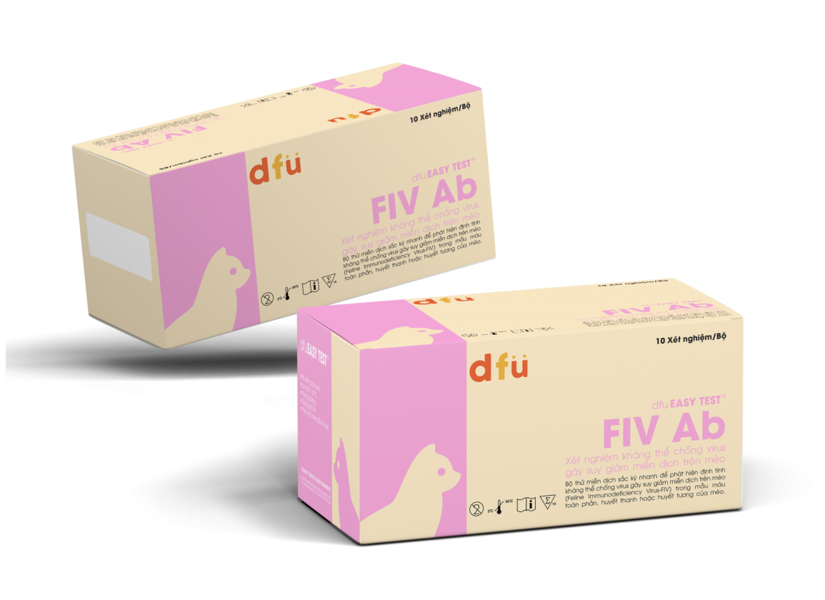 Test nhanh phát hiện kháng thể virus FIV trên mèo